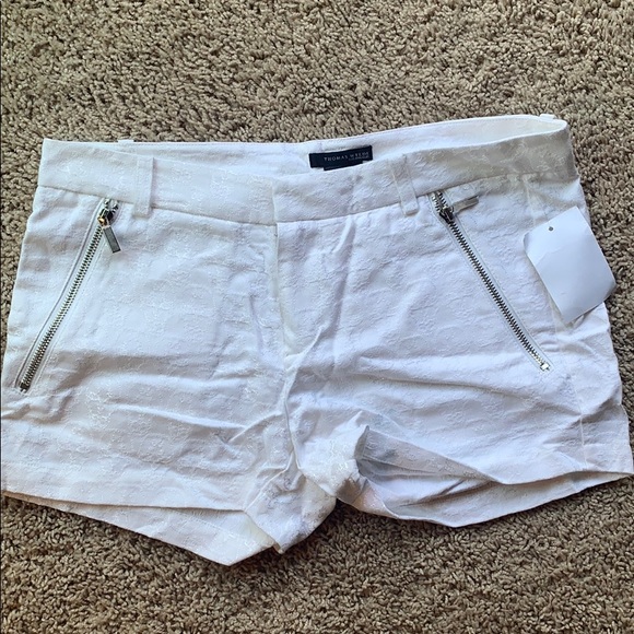 Thomas Wylde | Shorts | Thomas Wylde Designer Womens White Shorts Size ...